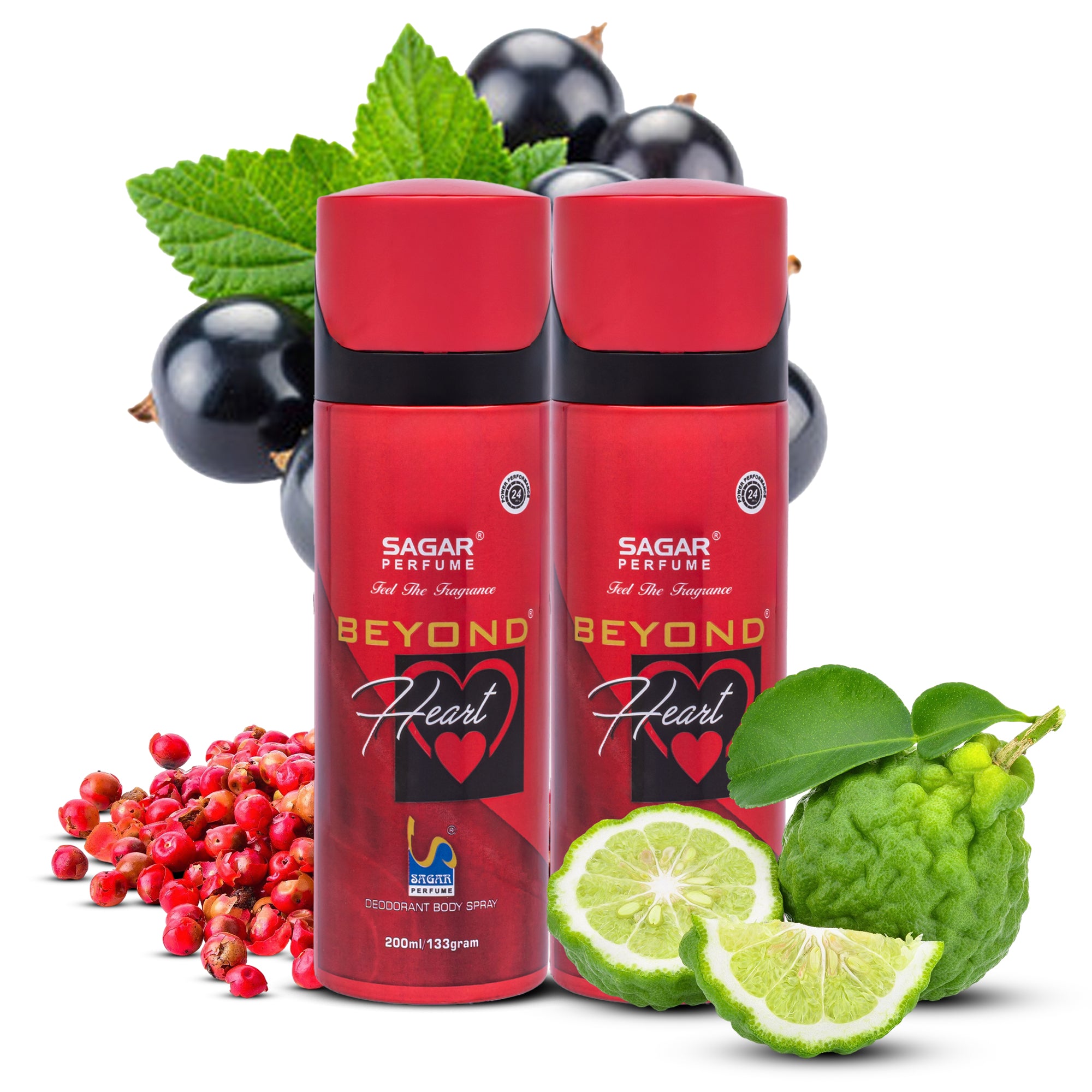 Beyond Heart Deodorant 2 Pcs - 200ml – sagar Perfume